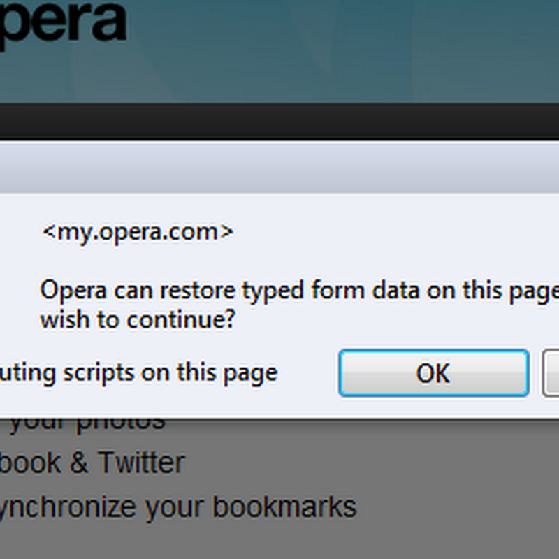 HOW TO : Recover Typed Texts From Closed Tabs In Opera Browser | Geeky Stuffs